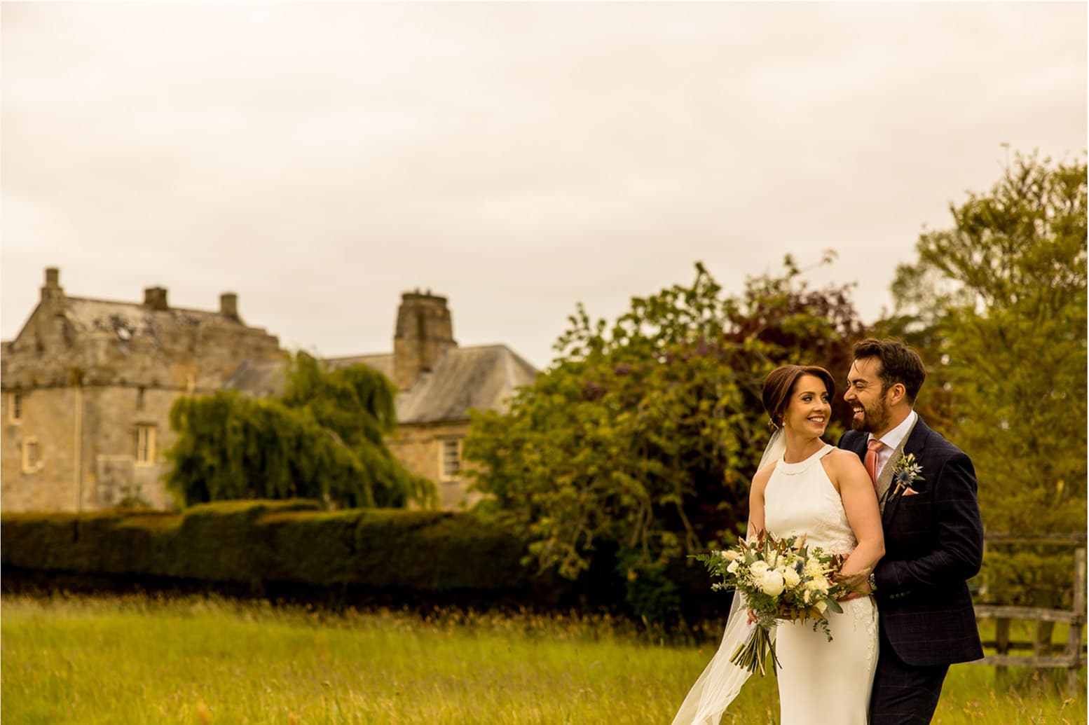 Perfect Country House Wedding for Leigh & Chris - Shortflatt Tower